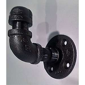 Industrial Pipe Wall Hook and/or Curtain tie Back