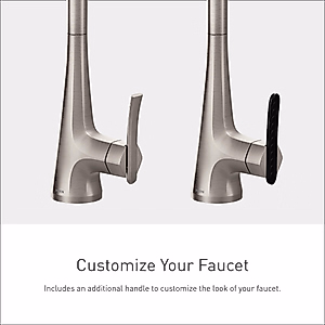 Moen Sinema Spot Resist Stainless Smart Faucet Touchless Pull-Down Sprayer Kitchen Faucet with Voice and Motion Control, S7235EV2SRS