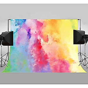 MEETSIOY Paint Art Backdrop Colored Oil Painting Photography Background Themed Party Photo Booth YouTube Backdrop 7x5ft PMT648