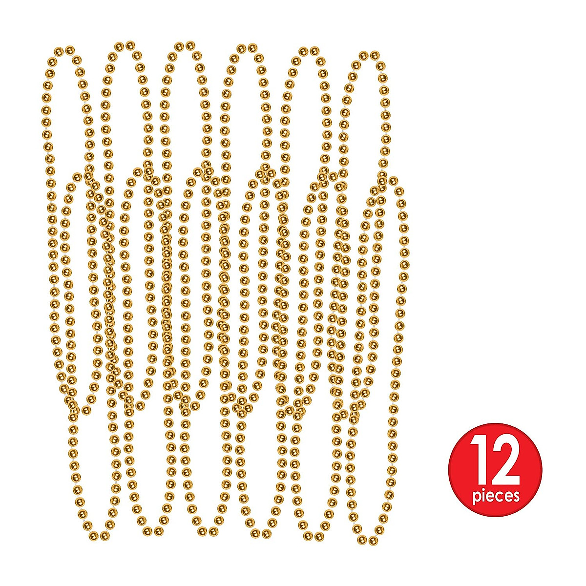 Gold Party Beads