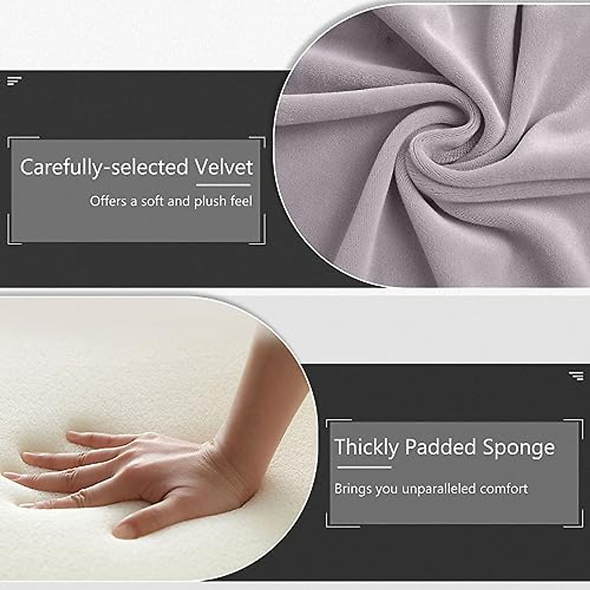 KINFFICT Full Size Daybed with Trundle, Velvet Upholstered Sofa Day Bed Frame with Botton Tufted and Nailhead Trim, Furniture for Living Room, Bedroom, Guestroom, No Box Spring Needed