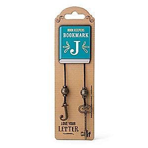 IF Book Keepers Personalised Bookmark - Letter J
