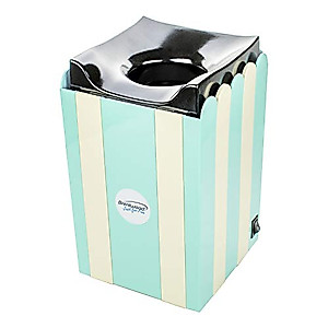 Brentwood PC-488BL Classic Striped 8-Cup Hot Air Popcorn Maker, Blue