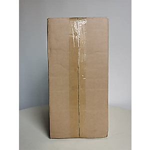 NCYP 12" Glass Tea Bags Box Organizer, Sugar Packets Storage Container, Decor 8 Grids Compartments Divided Handmade Brass Metal Frame Jewelry Counter Top Display Case Large, Glass Box Only