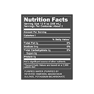 LIFEWTR Premium Purified Water, pH Balanced with Electrolytes, 100% recycled plastic bottles, 23.7 Fl Oz Flip Cap Bottles, 700 mL (Pack of 12)