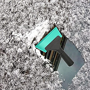 EHDIS Small Squeegee 5 inch Rubber Window Tint Squeegee for Car, Glass, Mirror, Shower, Auto,Windows -Red (Light Blue, 2)