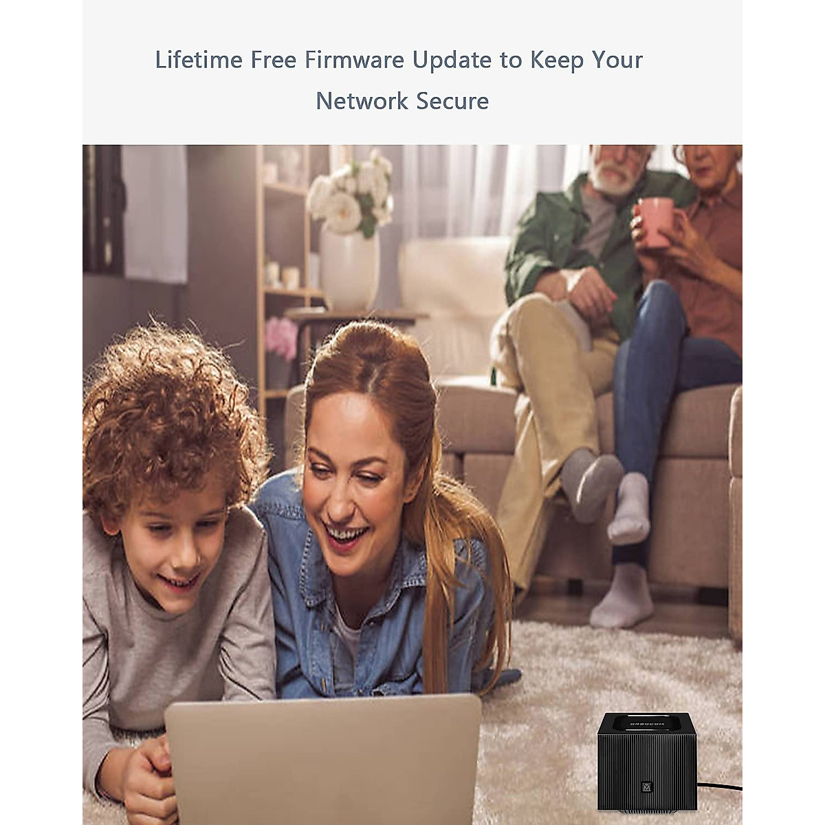 Whole Home Mesh WiFi System 2.4+5.8GHZ WiFi Extender- Up to 4500 Sq.ft. Coverage - Support 90 Client Devices - WiFi Router/Extender Replacement with 3 Ethernet Ports and Cables, Easy Setup, 3-Pack