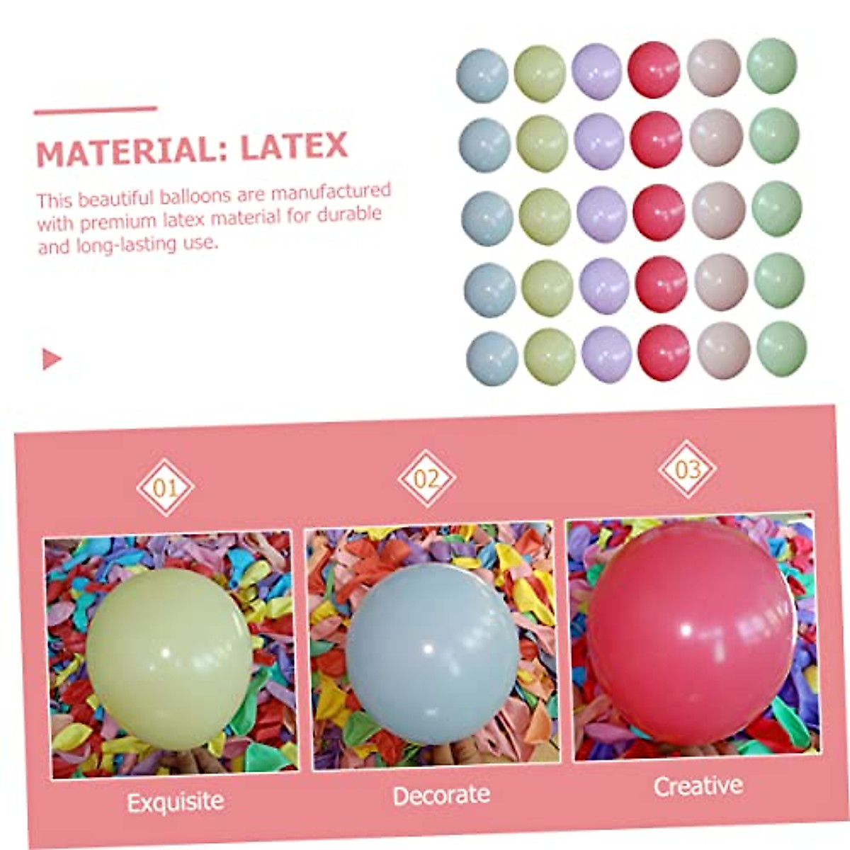 100pcs balloon Birthday Party ballons helium tank decorative latex Party Favors Wedding flower garland decorations kid gifts kids decor kids gifts emulsion child props arched