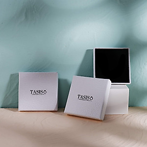 Tasiso Silver Necklaces for Women Silver Plated Layering Paperclip Box Chain Necklace Layered Simple Chain Choker Necklace Set Minimalist Everyday Waterproof Jewelry Gifts