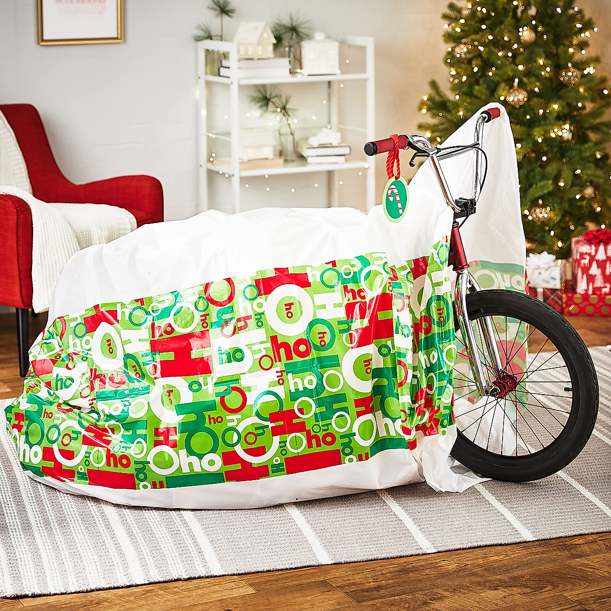 Hallmark Jumbo Christmas Gift Bag (Snowflake) (5XGB1824), 56" long x 36" wide