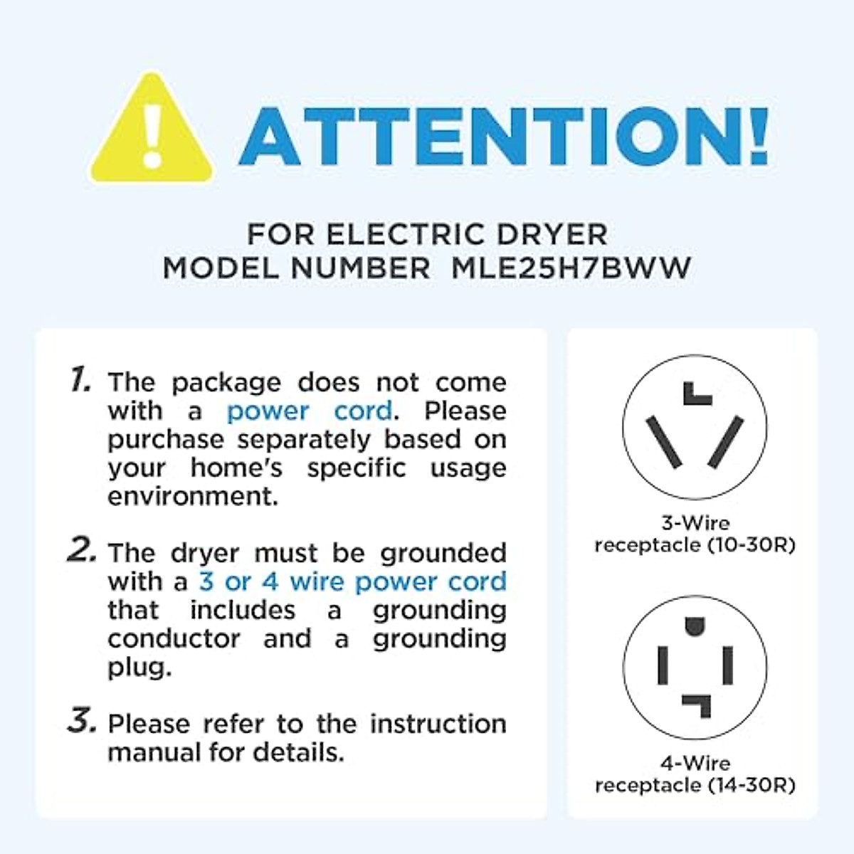 Midea MLE25H7BWW Heat Pump, Ventless Front Load Dryer Stackable Washing Machine, Energy Efficient and Space Saving, 4.4 Cu.ft, White
