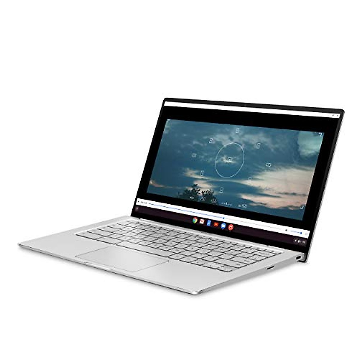 ASUS Chromebook Flip C434 2 in 1 Laptop, 14" Touchscreen FHD 4-Way NanoEdge, Intel Core m3-8100Y Processor, 4GB RAM, 128GB eMMC Storage, Backlit KB, Spangle Silver, Chrome OS, C434TA-IH348T