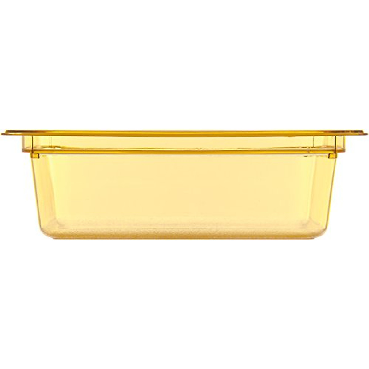 Carlisle FoodService Products 10421B13 StorPlus High Heat Food Pan, 4" Deep, Half Size, Amber