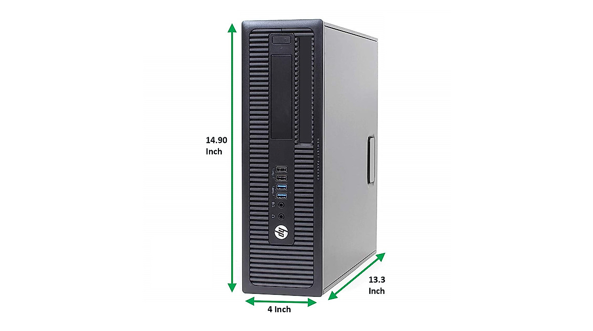 HP 600 G1 Desktop PC: i7, 16GB, SSD+HDD, Dual 27" FHD Monitor