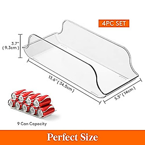 Lifewit 25 PCS Drawer Organizer and 4pcs Soda Can Pop-Top Organizer