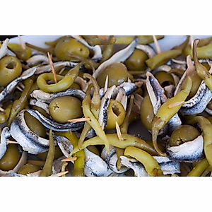 Matiz Piparras, Basque Guindilla Peppers (6.4 oz.) Spanish Green Pickled Peppers from Spain