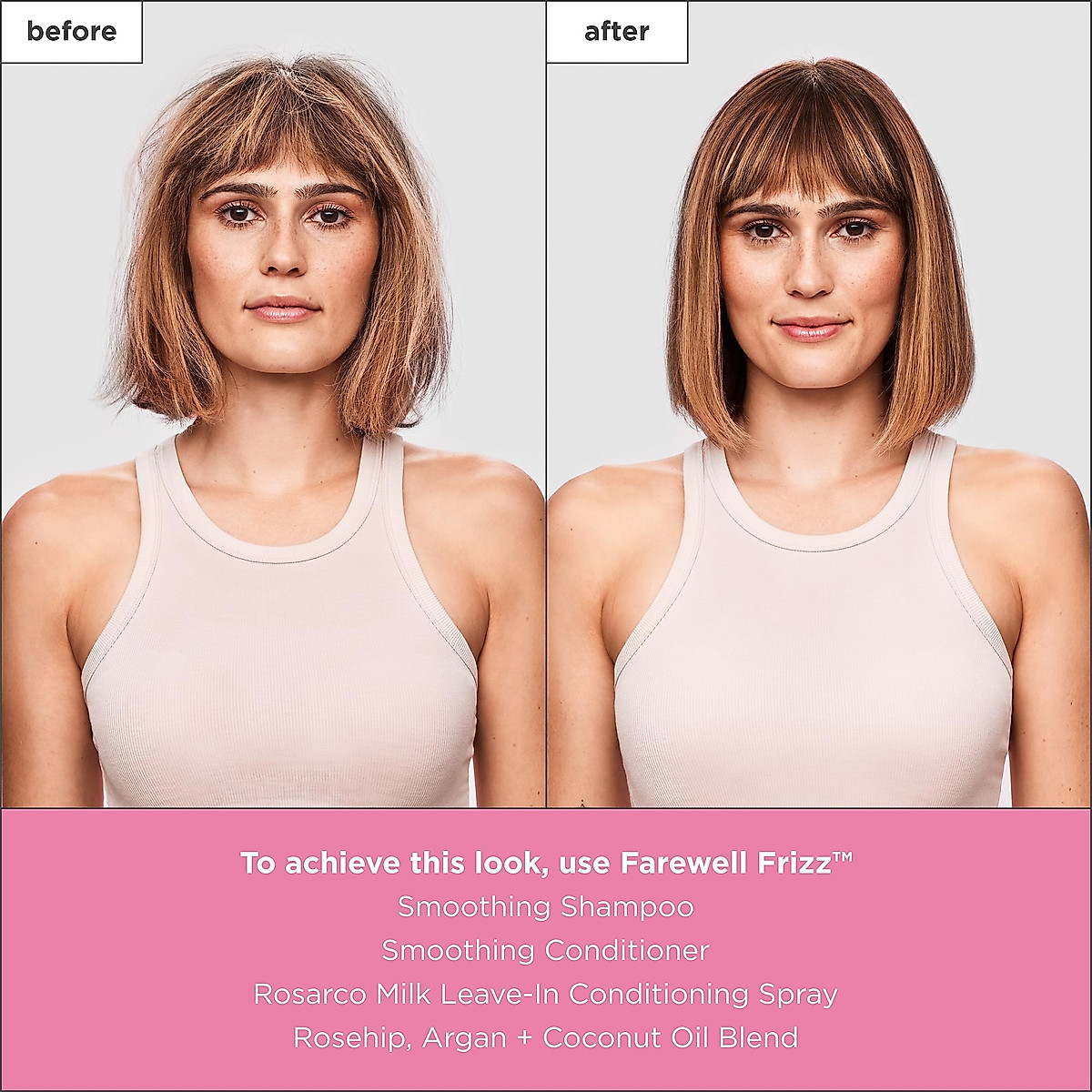 Briogeo Farewell Frizz Rosehip, Argan & Coconut Oil Blend, Argan Oil for Dry Hair, Anti-Frizz, Restore Shine to Dull Hair and Seal Cuticles, Vegan, Cruelty-Free, 1 fl oz