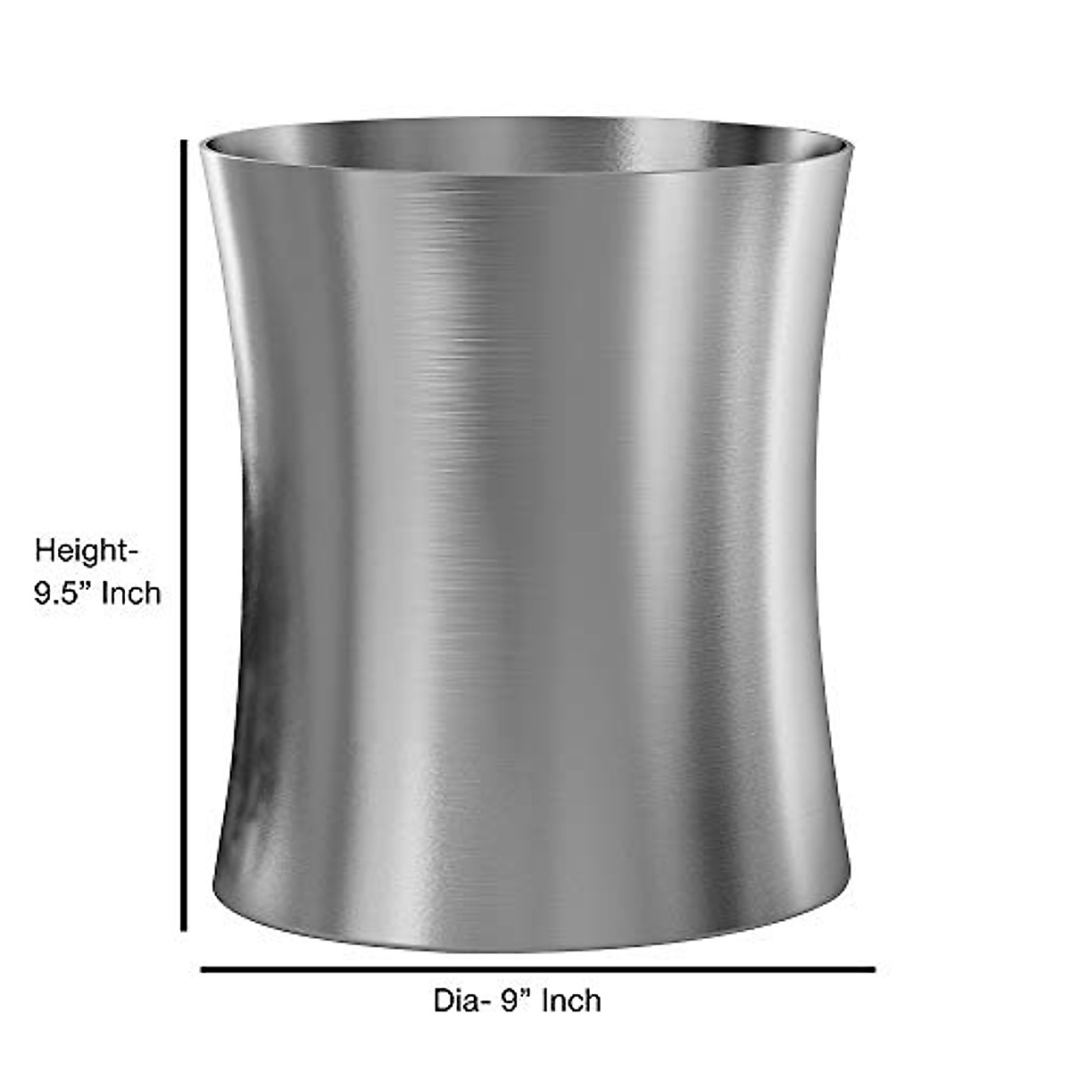 nu steel Elite Wastebasket, 11-Quart