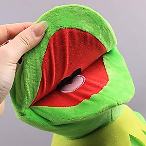uiuoutoy The Frog Puppet Plush Toy Ventriloquism Prop Party Gift