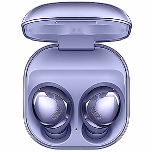 Samsung Galaxy Buds Pro, True Wireless Earbuds w/Active Noise Cancelling (Wireless Charging Case Included), Phantom Violet (International Version) (Renewed)