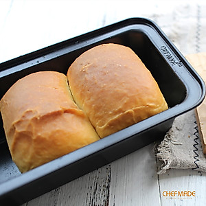 CHEFMADE Bread Loaf Pan, Nonstick Meatloaf Medium Pan, 4.5" x 8.5", Set of 2