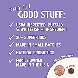 Health Extension Dry Dog Food, Natural Food with Added Vitamins & Minerals, Suitable for All Puppies, Include Buffalo & Whitefish Recipe with Whole Vegetable & Berries (23.5 Pound)