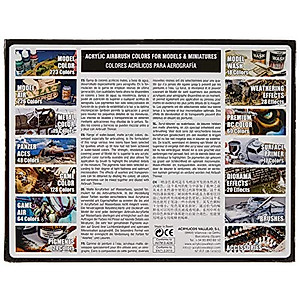 Vallejo Building Set Model Air Paint, 17ml (Pack of 16)