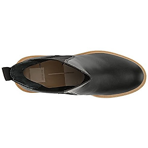 Dolce Vita Women's Coen Fashion Boot, Black Leather H2O, 9