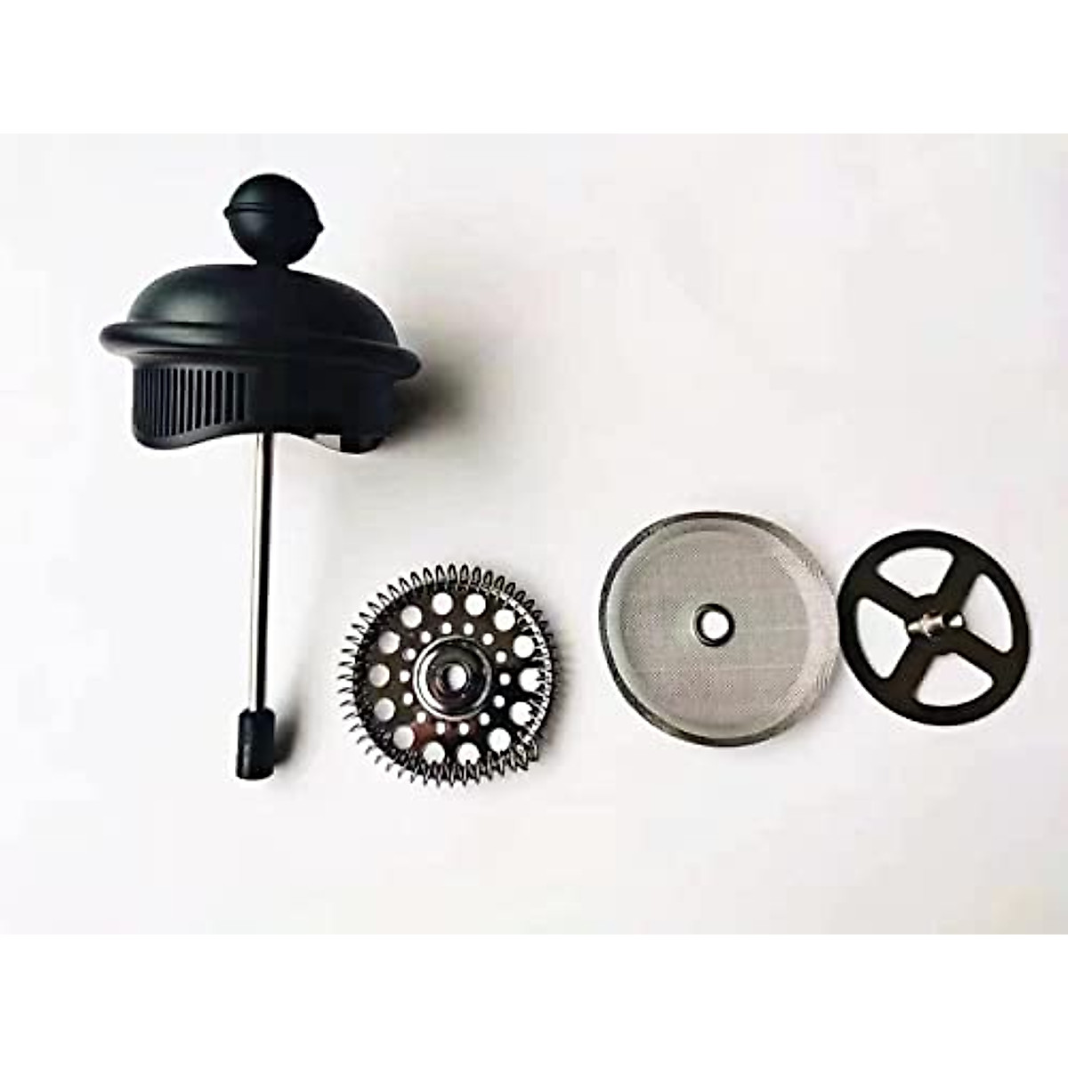 Universal French Press screen 4 inch for 34oz/8 cups/1000ml coffee press, 4 Pack french press filter replacement screen with metal center ring