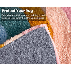 Dabline 80" x 80" Felt Fabric - Ideal for DIY Crafts, Tufting, Sewing and Padding - 1.6mm Thick Acrylic Felt Roll 6.6x6.6 ft