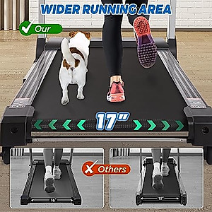Treadmill with Incline Folding Treadmills for Home 3.5HP Treadmill for Running and Walking with 0-15% Auto Incline, Bluetooth, LED Display, 300 lbs Capacity Jogging Running Exercise Machine
