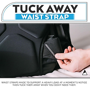 Nomatic Navigator Travel Backpack 32L W/ 9L Built-In Expansion | Anti-Theft Carry-On Size for Travel | 16" Laptop Compartment, Water Resistant Travel Pack, Weekender Bag for Men & Women, Black