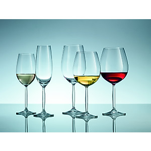 Schott Zwiesel Tritan Crystal Glass Diva Stemware Collection Claret Burgundy Red Wine Glass, 28.4-Ounce, Set of 6