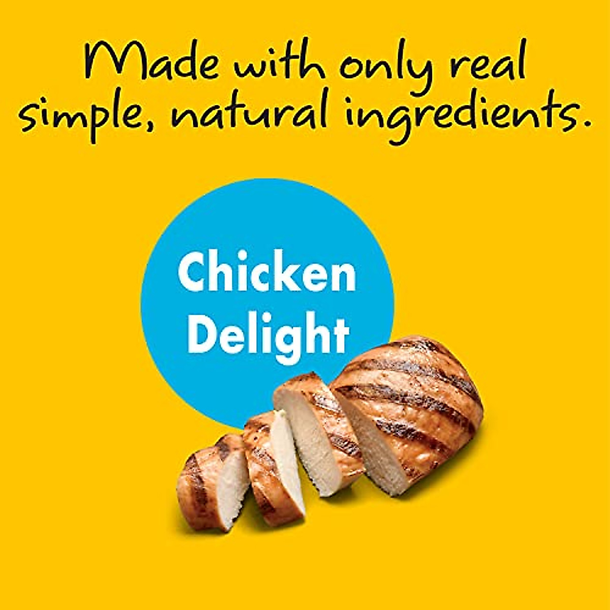 Chewsday 5-Inch Long-Lasting Dog Chew Bones, Made in The USA, All Natural Rawhide-Free Highly-Digestible Treats, Chicken Delight - 14 Count