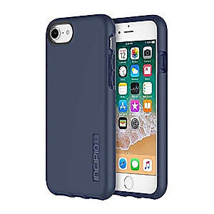Incipio DualPro Shock-Absorbing Case with Double Protective Shells for iPhone 8/7/6/6S - Iridescent Midnight Blue