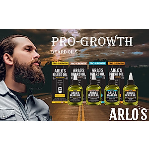 Arlo's Pro Growth Beard Oil - Citrus Basil 2.5 oz. - Promotes Beard Hair Growth