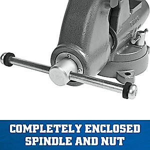 Wilton C-2 Pipe And Bench Vise, 5" Jaw Width, 7" Max Jaw Opening, 5-5/16" Throat (28827)