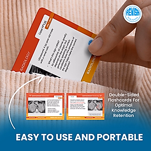Revisa Radiology Prep Flashcards – 300pcs Radiology Test Prep Flashcards with ACR References - Essentials of Radiology Basics. Diagnostic Case Review Series - Radiology Tech Student Essentials