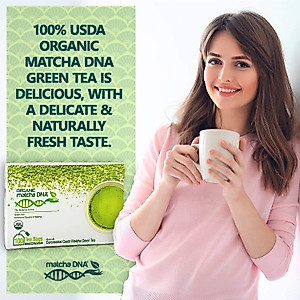 Matcha Teabags MatchaDNA Certified Organic Matcha Green Tea by MATCHA DNA - 100 Teabags