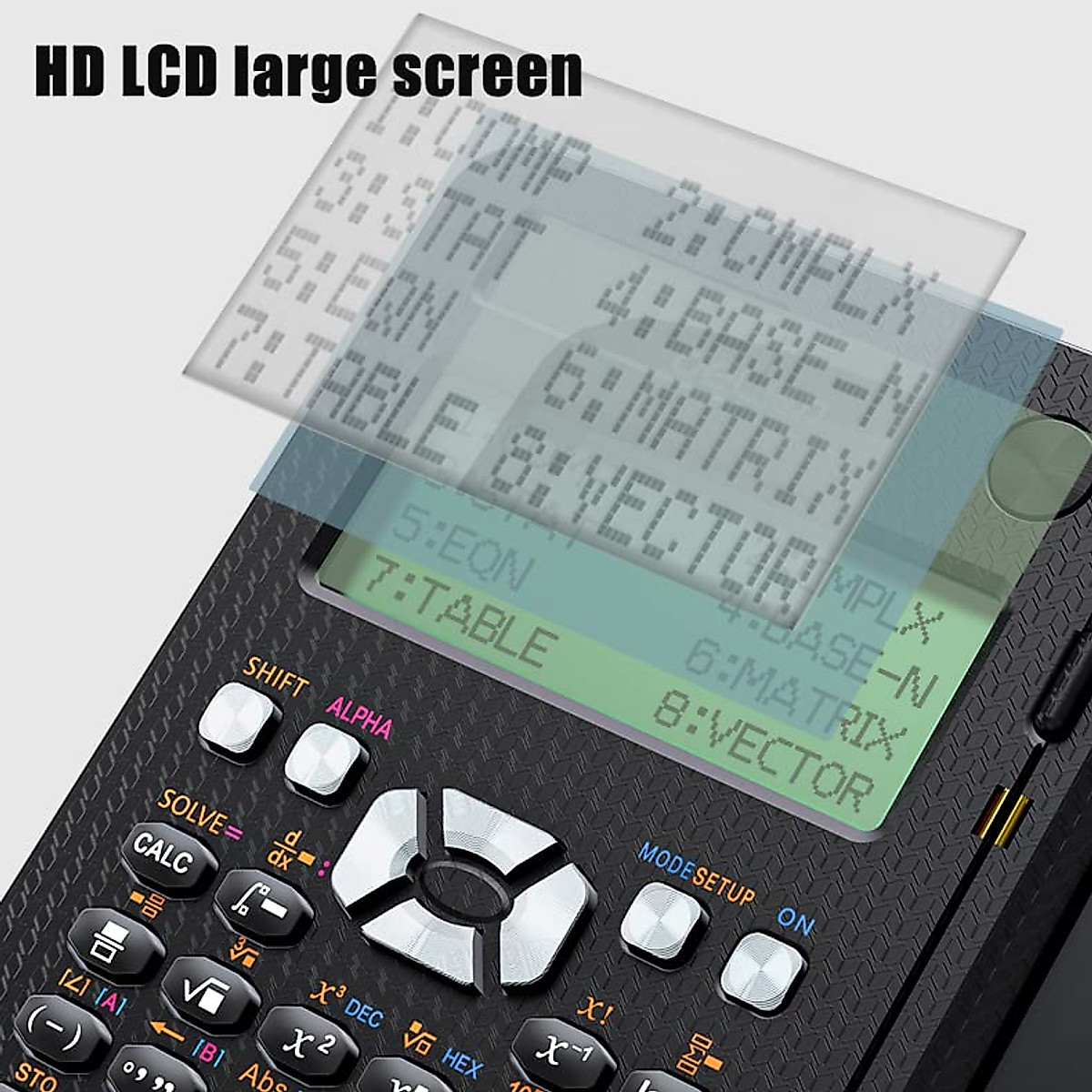 991CNX f(x) Engineering Scientific Calculator, with handwriting board, accounting and financial management, CPA exam, multi-functional scientific calculator for college and high school students,Black