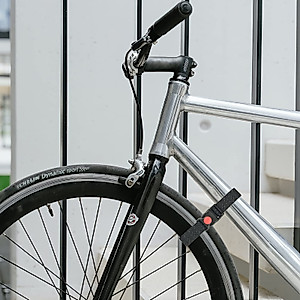 Cosmos 2 Pcs Bike Wheel Stabilizer Straps Anti-Slip Adjustable Fastening Tie Down Straps Reusable Versatile Hook & Loop Securing Straps