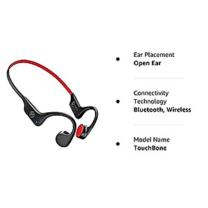 Bone Conduction Headphones, Open-Ear Bluetooth Sport Headphones, Built-in Mic Wireless Earphone