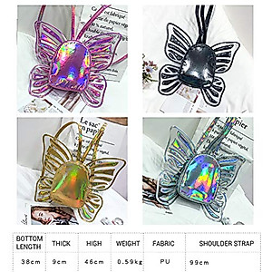 Ozgkee Butterfly Backpack Travel Bag (black)