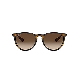 Ray-Ban Erika RB 4171 Sunglasses Rubberized Havana / Brown Gradient