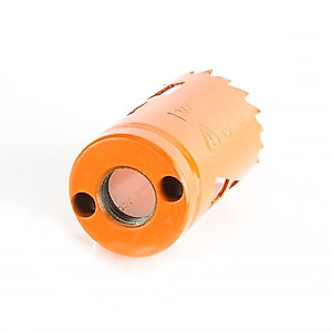 Klein Tools 31922 Bi-Metal Hole Saw, 1-3/8-Inch for Cutting Stainless Steel, Mild Steel, Drywall, Wood and Plastic, with Easy Slug Removal