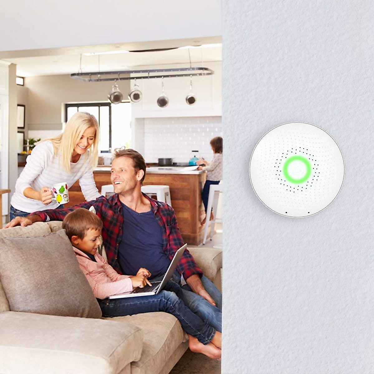 Airthings Wave 1st Generation - Smart Radon Detector with free app – Easy-to-Use – Temp and Humidity – Accurate – No Lab Fees – Battery Operated