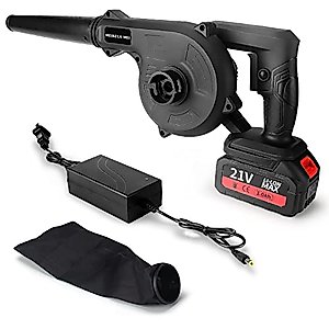 Mini Leaf Blower Cordless， Electric Blowers for Lawn Care 2 in 1 Small Blower Cordless/Garden/Patio/Outdoor/Yard & Snow, Car Vacuum