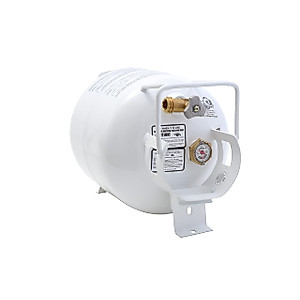 Flame King 20-LB Propane Tank + Auto Changeover Regulator Kit for RVs and Outdoor Heating