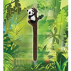 Planet Pens Panda Novelty Pen - Fun and Unique Kids and Adults Ballpoint Pen, Colorful Wild Life Writing Pen Instrument For Cool Stationery School and Office Desk Decor