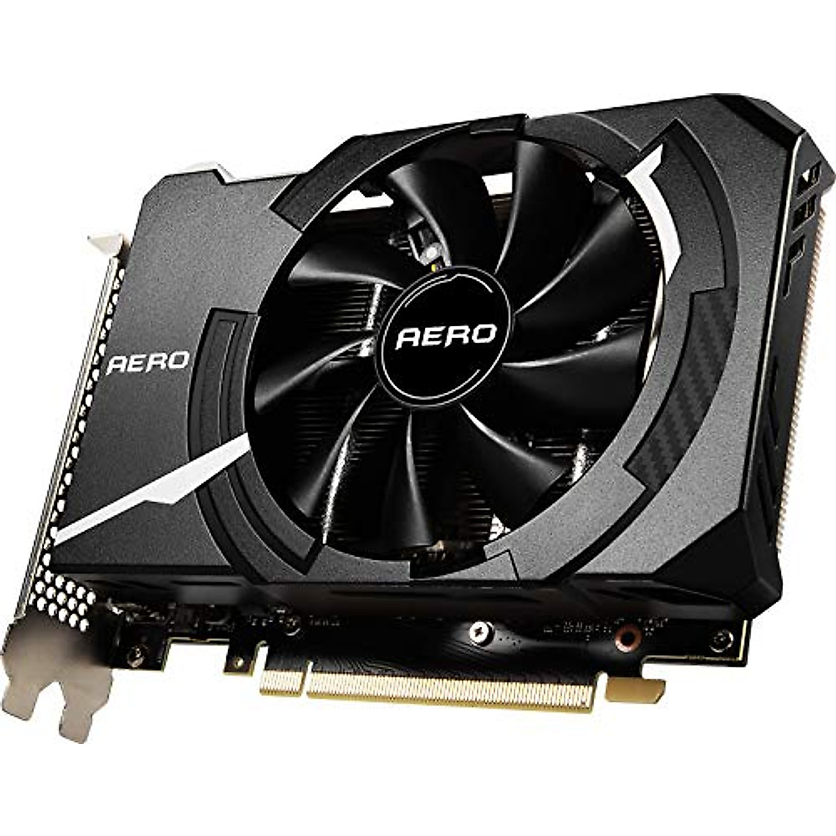 MSI Gaming GeForce RTX 3060 12GB GDRR6 192-Bit HDMI/DP PCIe 4 Single Fan Ampere OC ITX Graphics Card (RTX 3060 AERO ITX 12G OC)